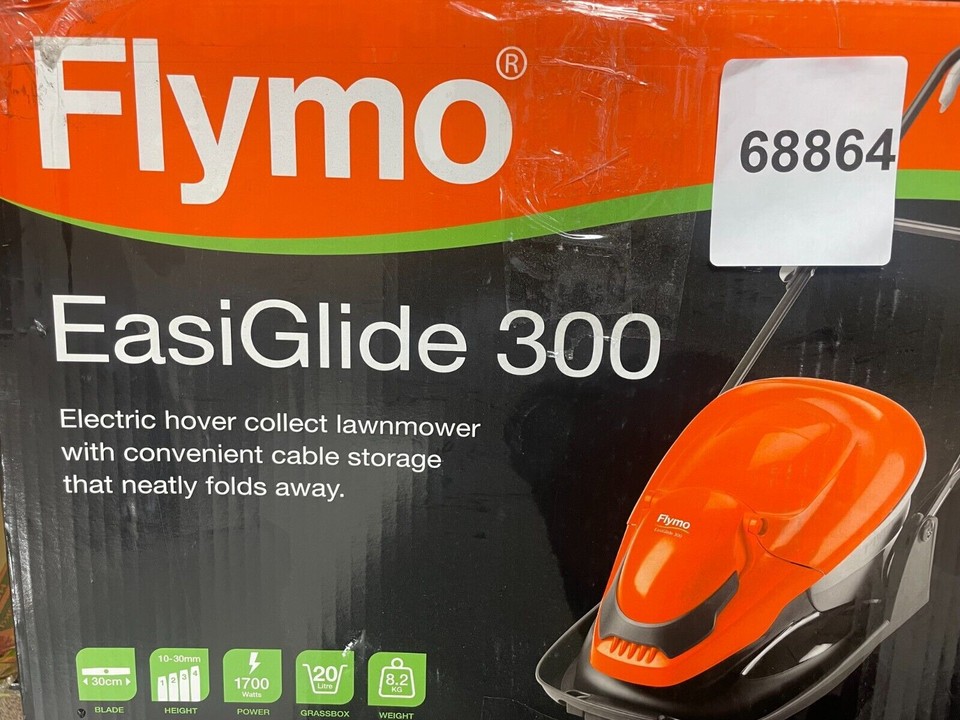 Flymo EASIGLIDE300 Garden Lawn Mower - Orange 7392930542358 | eBay UK