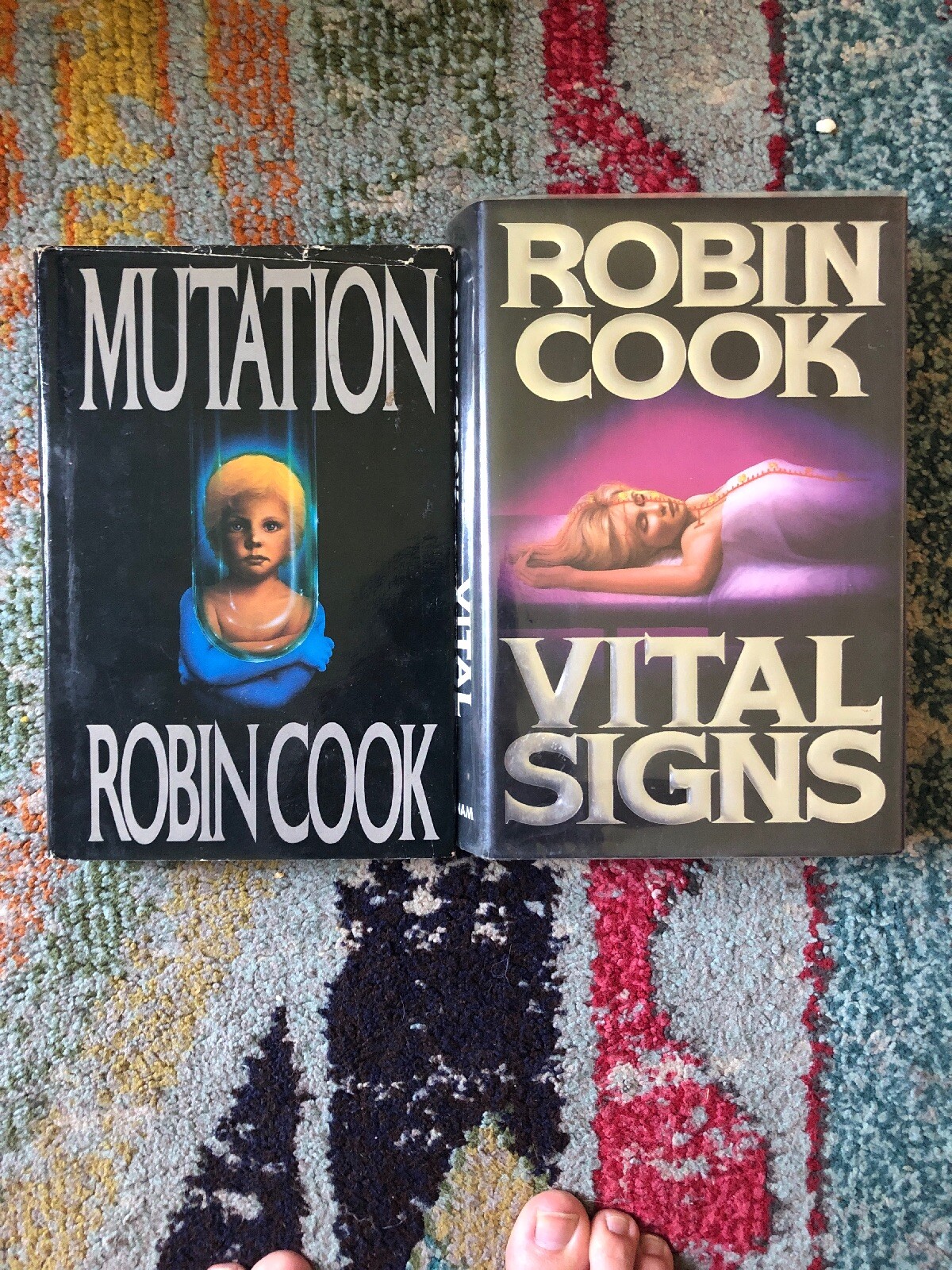 Robin Cook Mutation hc 1989 and VITAL SIGNS hc 1991 BCE medical ...