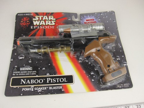 1998 Larami Star Wars Episode I Naboo Pistol Power Soaker Blaster MOC BIS | eBay