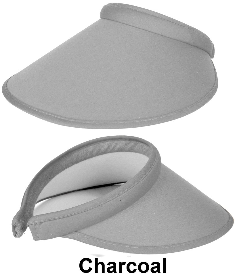 Women Lady Fashion Large Clip On Visor Wide Brim Sun UV Protection Cap ...