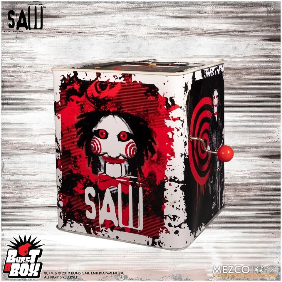 Mezco Burst-a-Box Billy from Saw - MINT in box! | eBay