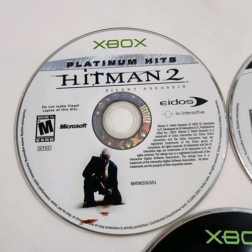 Hitman 2 - Contracts - Blood Money - Disc Only Game Lot Microsoft ...