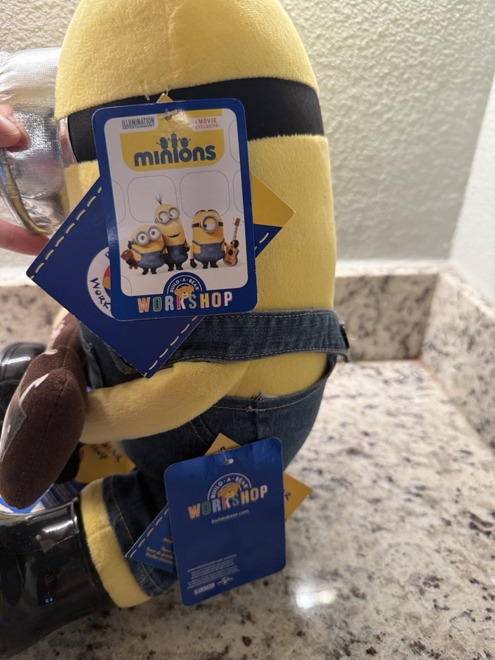 Despicable Me Minions Build A Bear Stuart New With Tags & Guitar | eBay