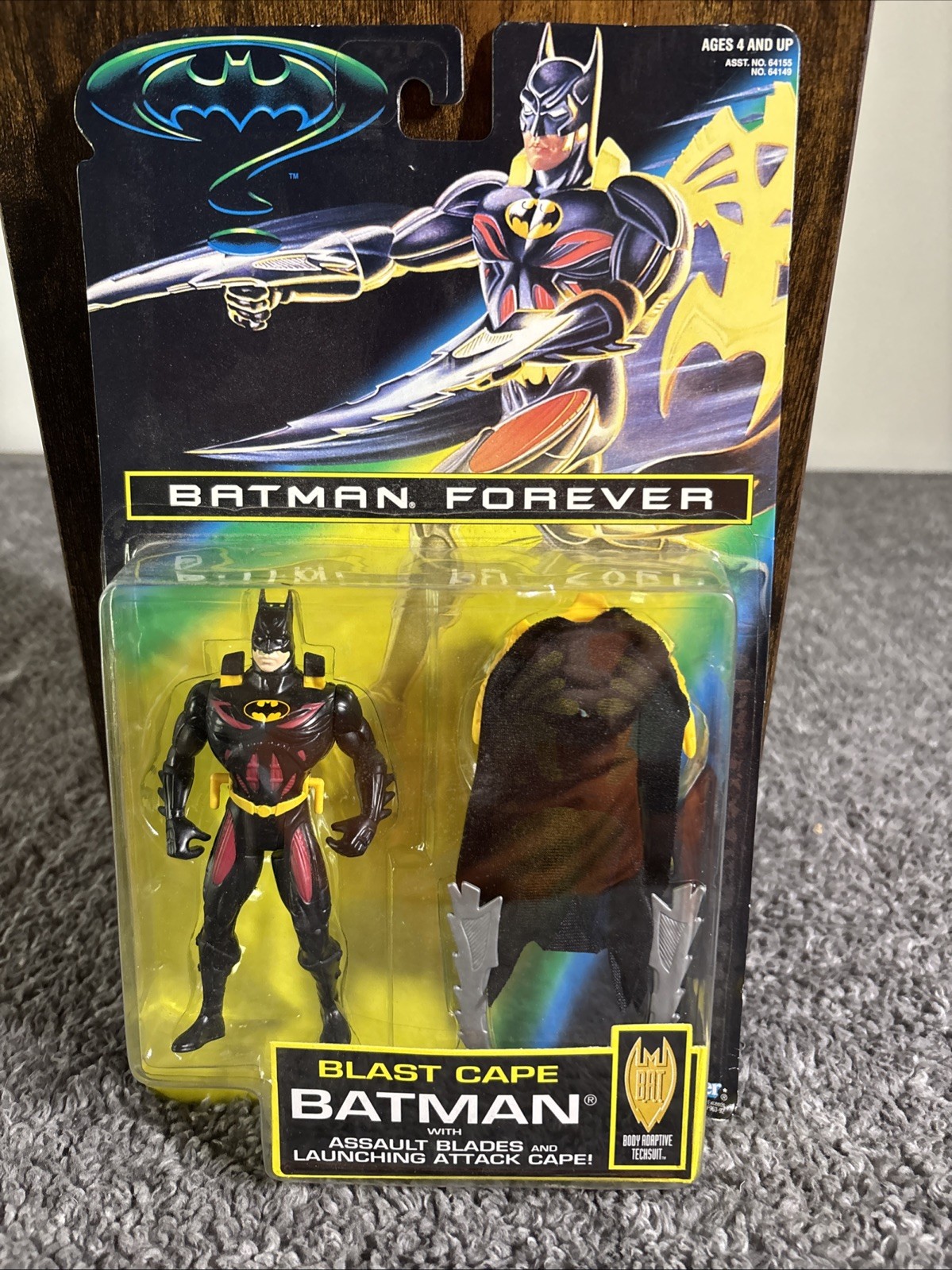 Batman Forever: Blast Cape Batman (Kenner Hasbro, 1995) New Sealed ...