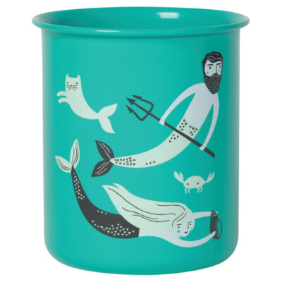NOW DESIGNS DANICA 'SEA SPELL' PENCIL CUP MERMAID MERMAN CAT DOG SEA ...