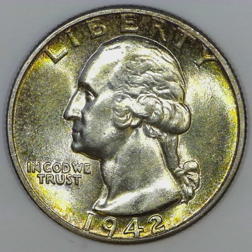 1942 Washington Quarter 90% Silver US WW2 Coin e123 | eBay