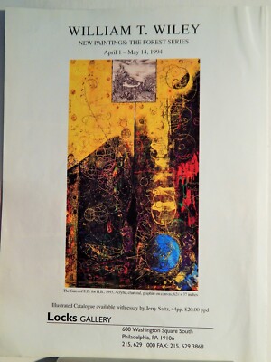 WILLIAM T WILEY ART PIECE VTG ORIG 1994 ADVERTISEMENT | eBay