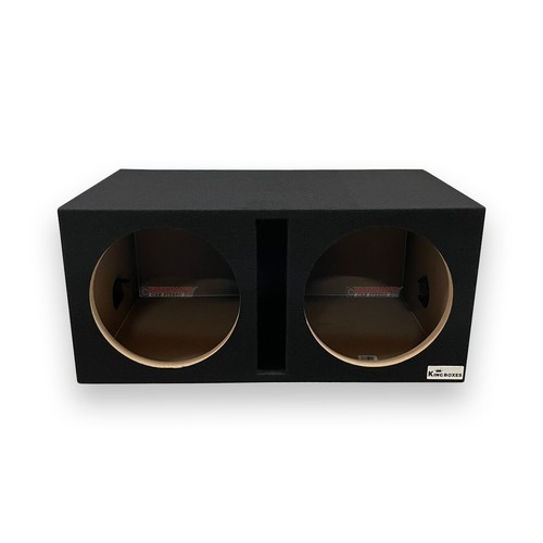 King Boxes D12V Dual 12 Inch Subwoofer Speaker Box, Ported | eBay