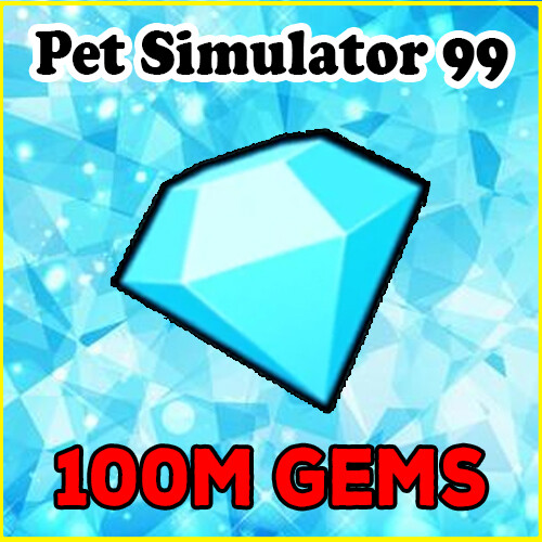 Pet Simulator 99(Pet Sim 99 PS99) 💎100M 500M 1B 5B 10B GEMS |QUICK🚚 ...