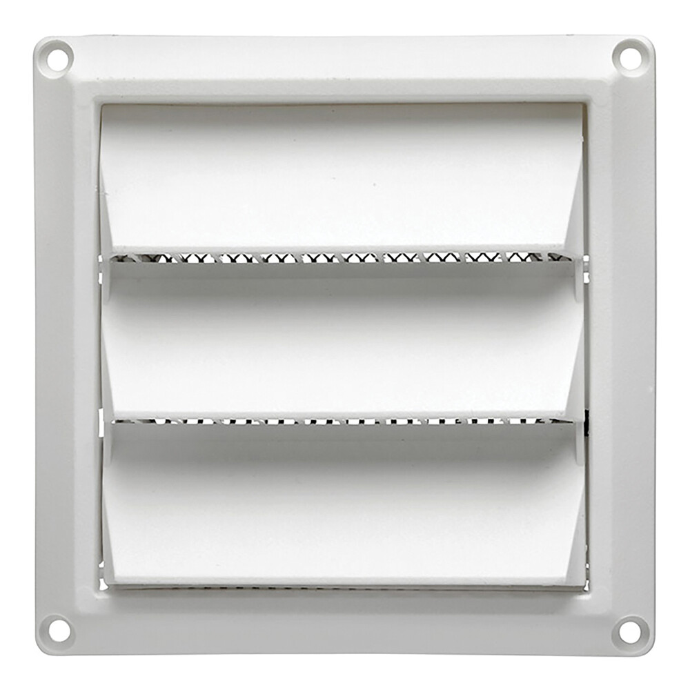 Lambro 604W 4" White Plastic Air Intake Louver Vent | eBay
