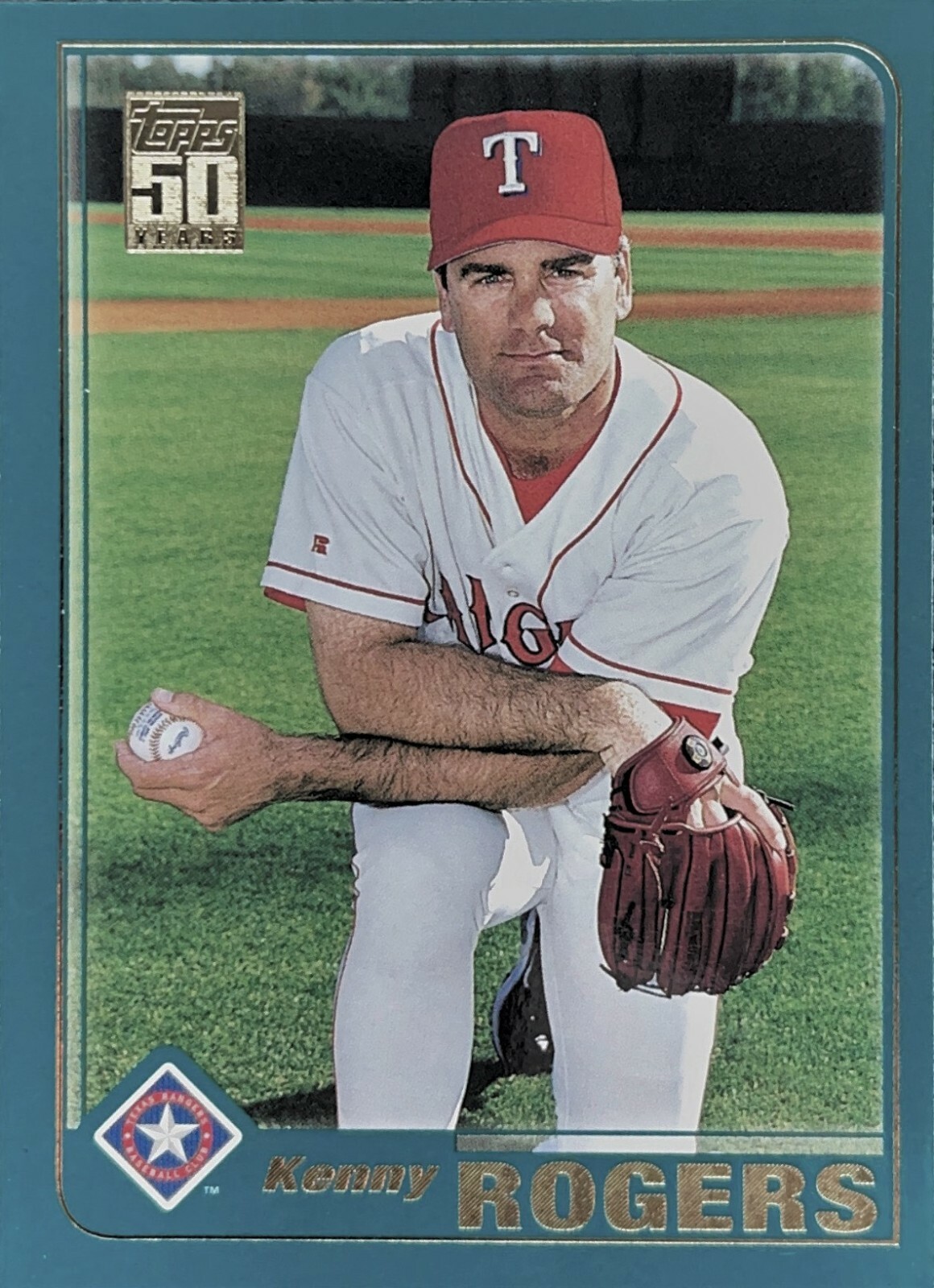 2001 Topps 50 Years #552 Kenny Rogers - Texas Rangers - Baseball Card ...