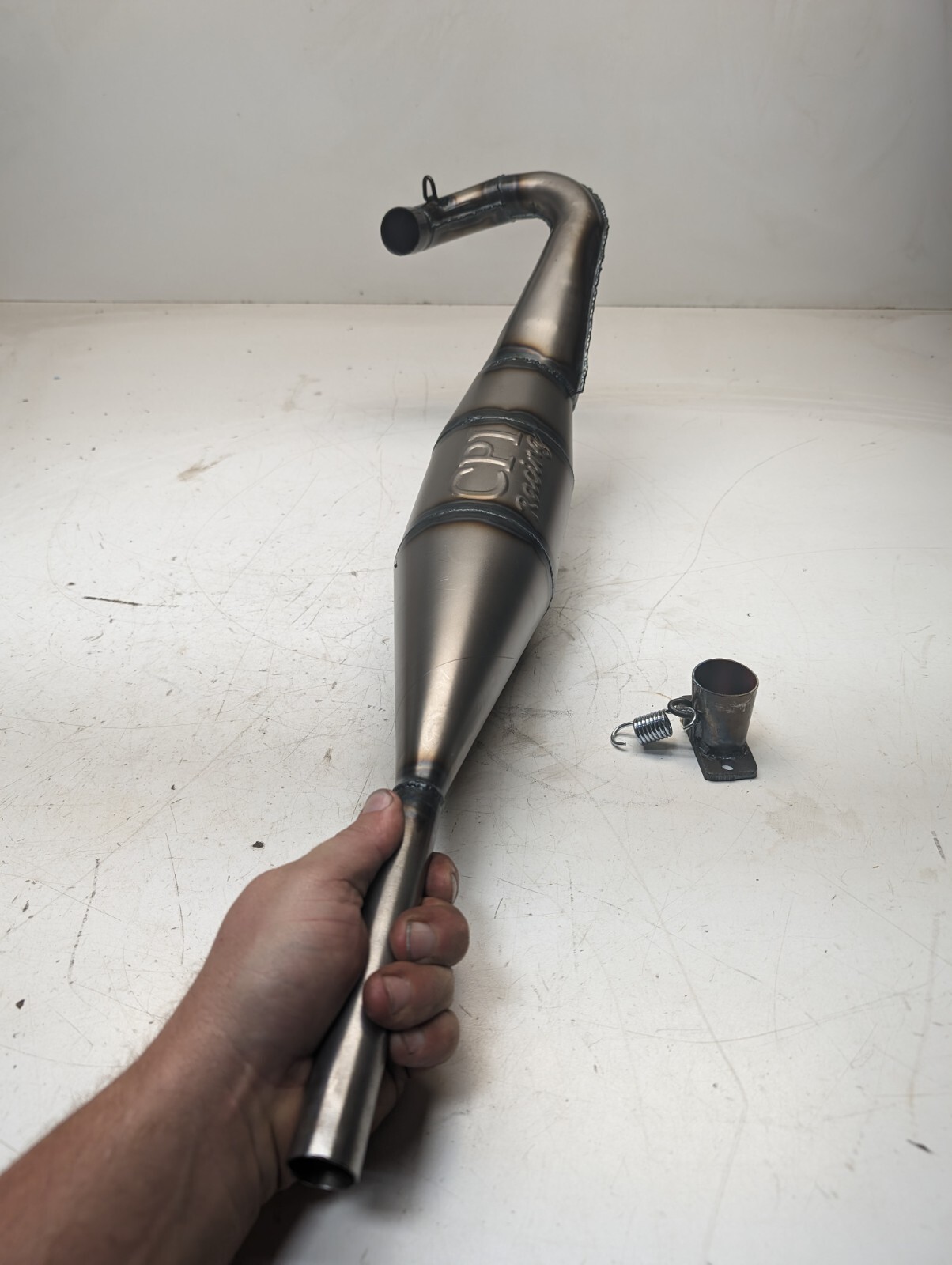 Hand Built Custom Chainsaw Exhaust Racing Pipe Muffler CPI Husqvarna ...