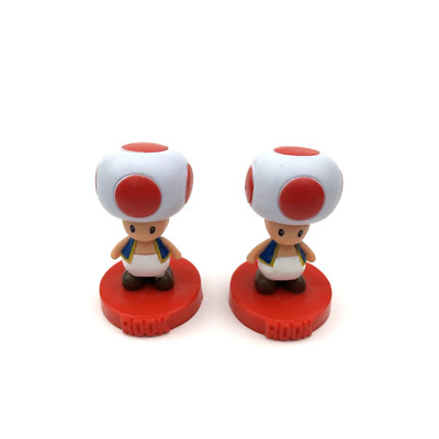 Nintendo Super Mario Chess Collector's Edition (2) TOAD Rook 1.75" Toy ...