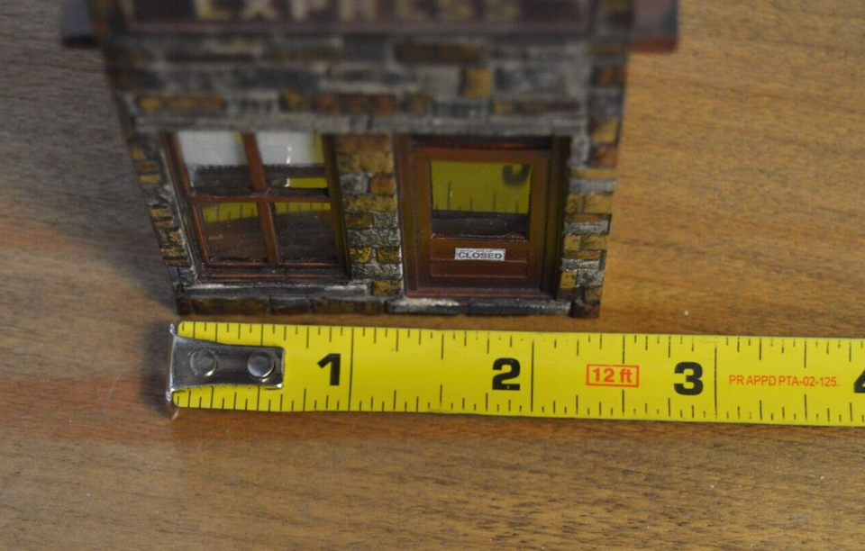 On30/On3 Scale Model Bank Building - Scratch Built Resin | eBay