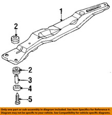 Mitsubishi OEM Front Suspension-center Cross Member Upper Bushing ...