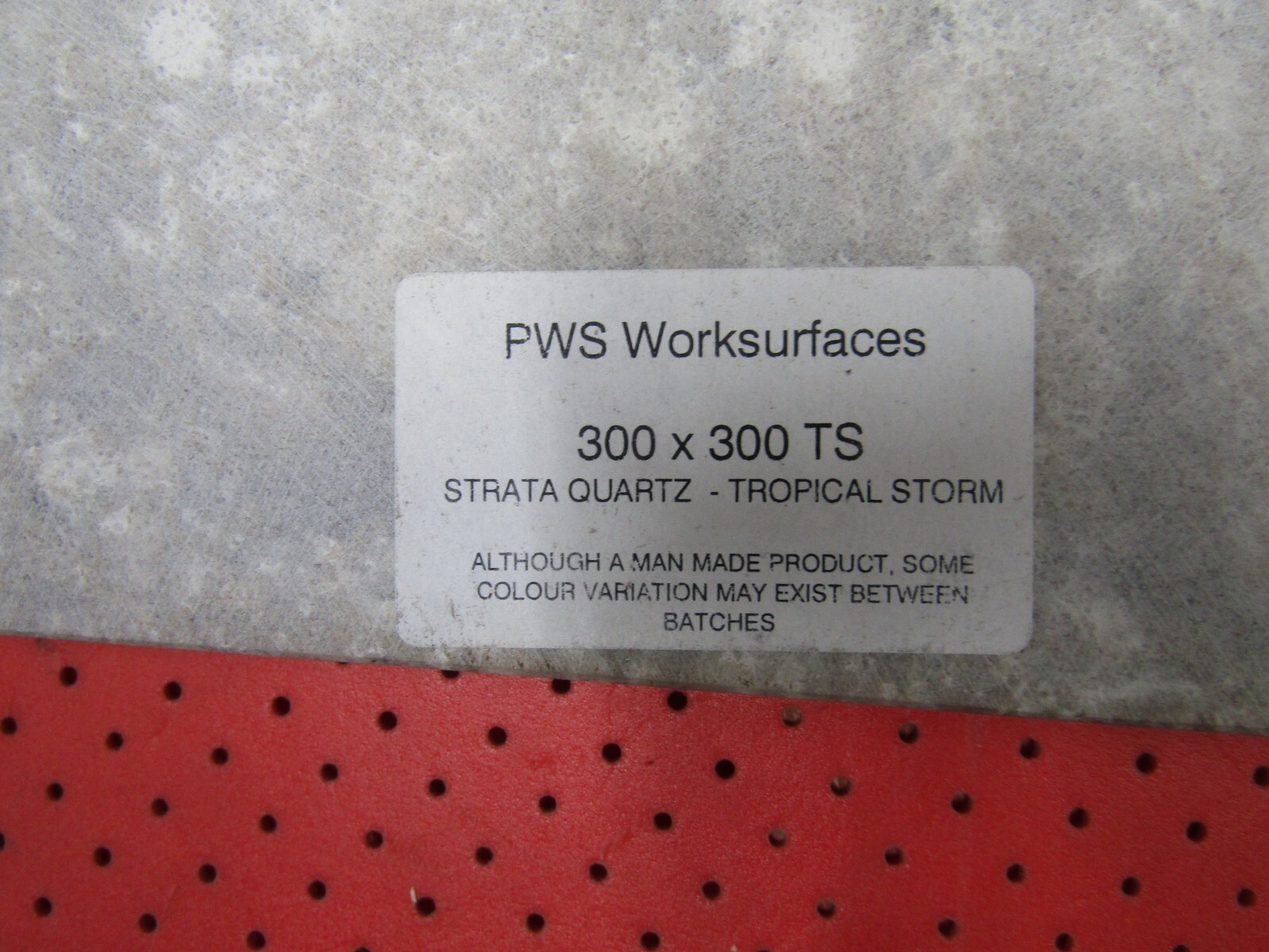 PWS - Strata Quartz Tile - Tropical Storm 300 x 300 x 20mm Lot1595 ...
