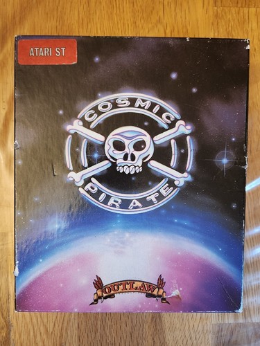 Jeu vintage Cosmic Pirate Outlaw VF pour Atari ST complet testé Notice ...