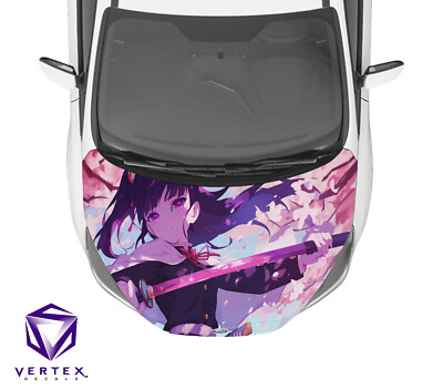 Demon Slayer Tsuyuri Hood Wrap Weatherproof Vinyl Decal 50X60 1-YR ...