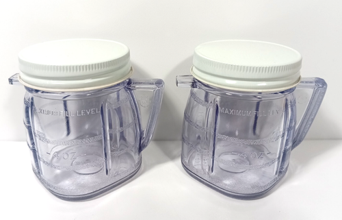 Pack of 2 Half Pint Osterizer and Oster Mini-Blend Containers | eBay
