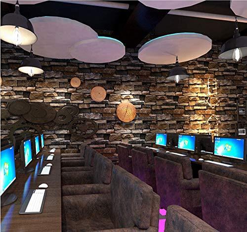 Stacked Stone Wallpaper Removable 3D Rock Peel and Stick Wallpaper, 118 ...