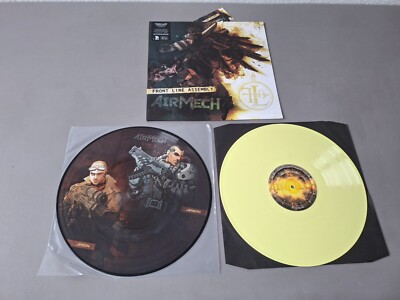 FRONT LINE ASSEMBLY lim 100 PIC + yellow Vinyl 2LP AirMech (2014 ...