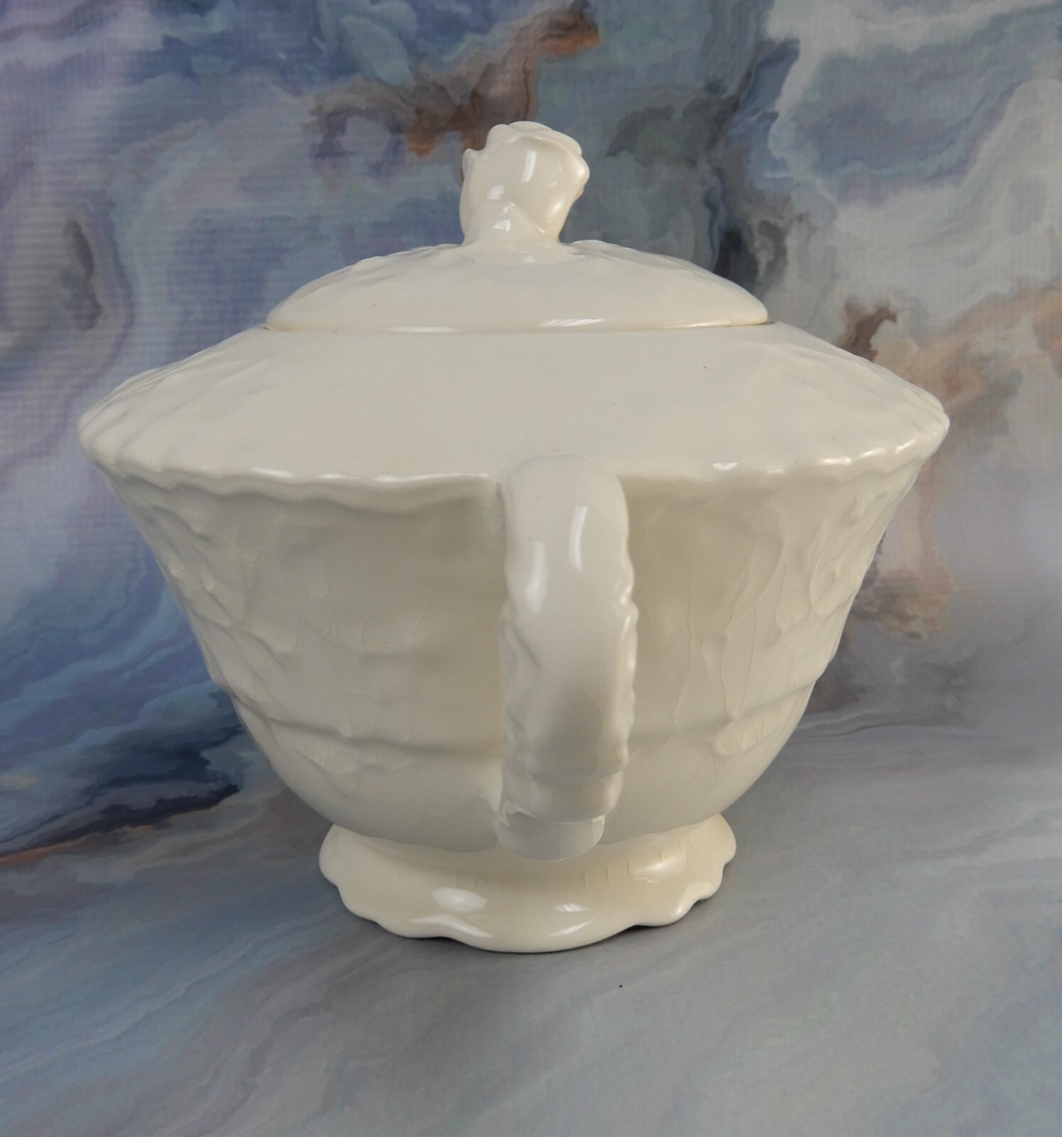 POPE-GOSSER China Old White "Rose Point" USA Tea Pot with No Mark | eBay