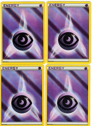Psychic Energy X 4 Mint Reverse Holo Promo Battle Pokemon Cards (2013 ...