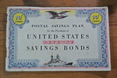 US 10 cents stamps Defense Savings Bonds booklet with 13+ stamps | eBay