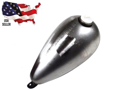 HARLEY Narrow Axed Gas FUEL TANK 1.9gl BOBBER SPORTSTER CHOPPER DYNA ...