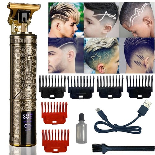 Hair Clippers for Men, Zero Gapped T-Blade Hair Trimmer with 3 Speed ...