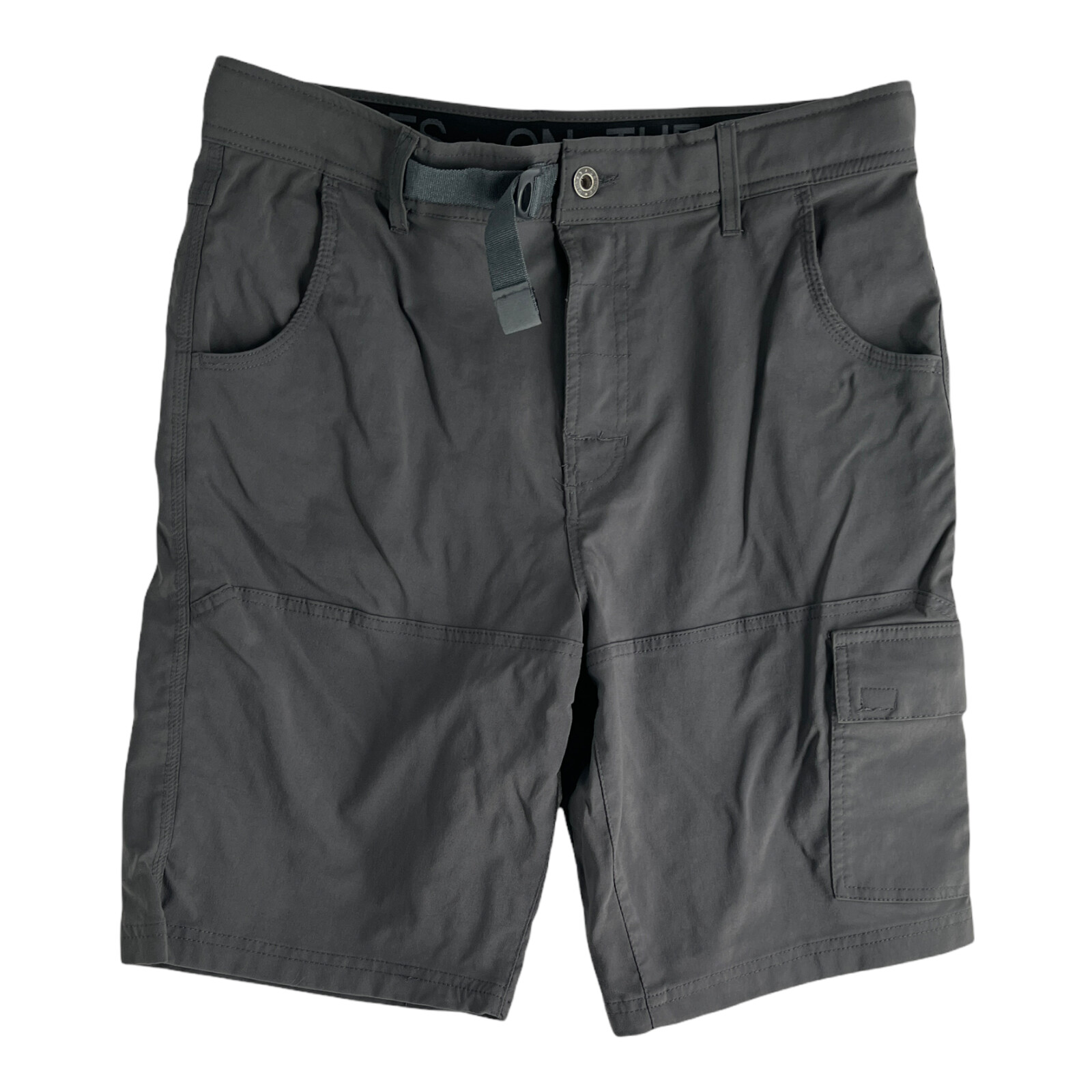 Gerry Adventure Cargo Zip Shorts Grey Belt Stretch Hiking Outdoor Men ...