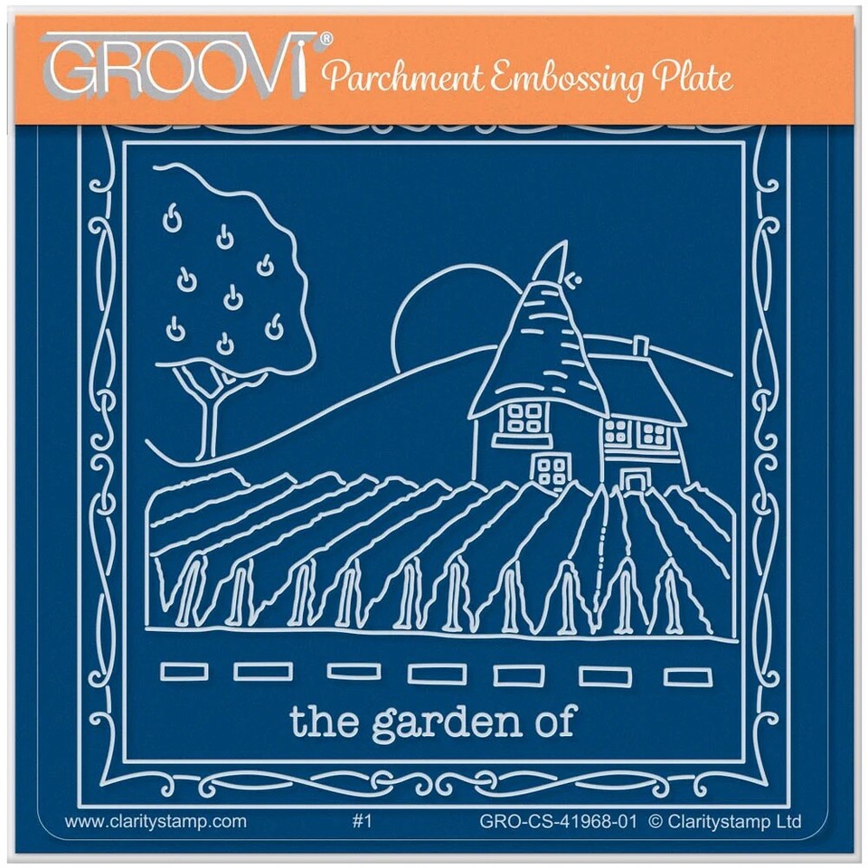 Clarity Stamps Groovi Parchment Embossing A6 Square Plate Barbara's ...