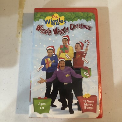 The Wiggles: Wiggly Wiggly Christmas VHS 2000 Clamshell Cartoon Classic ...