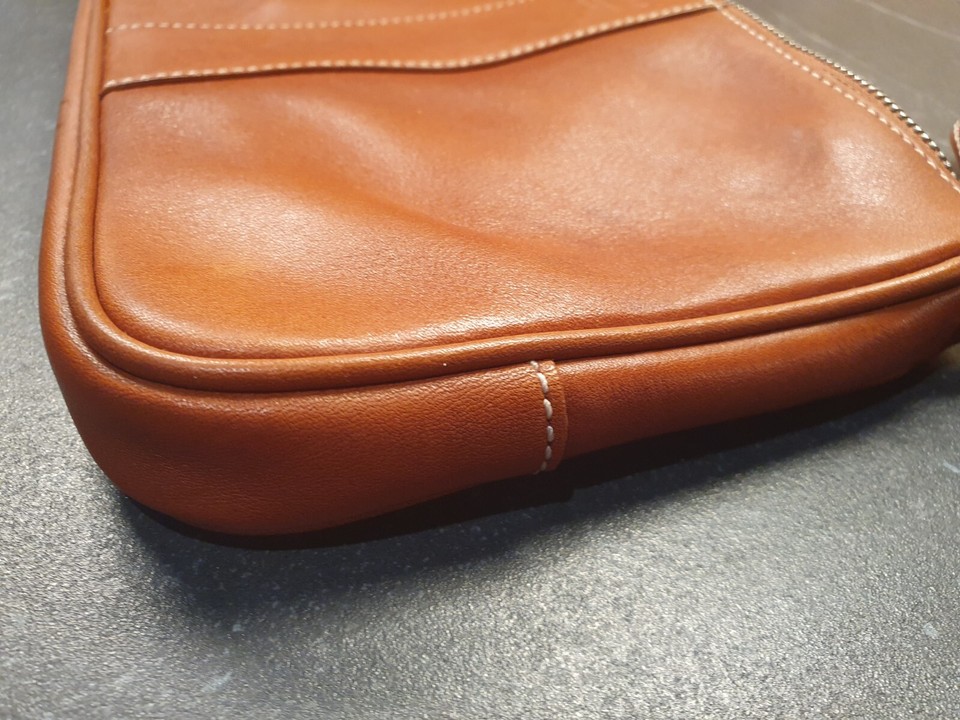 Coach 7578 Crossbody Shoulder Bag Purse British Tan Leather 9x6" Small ...