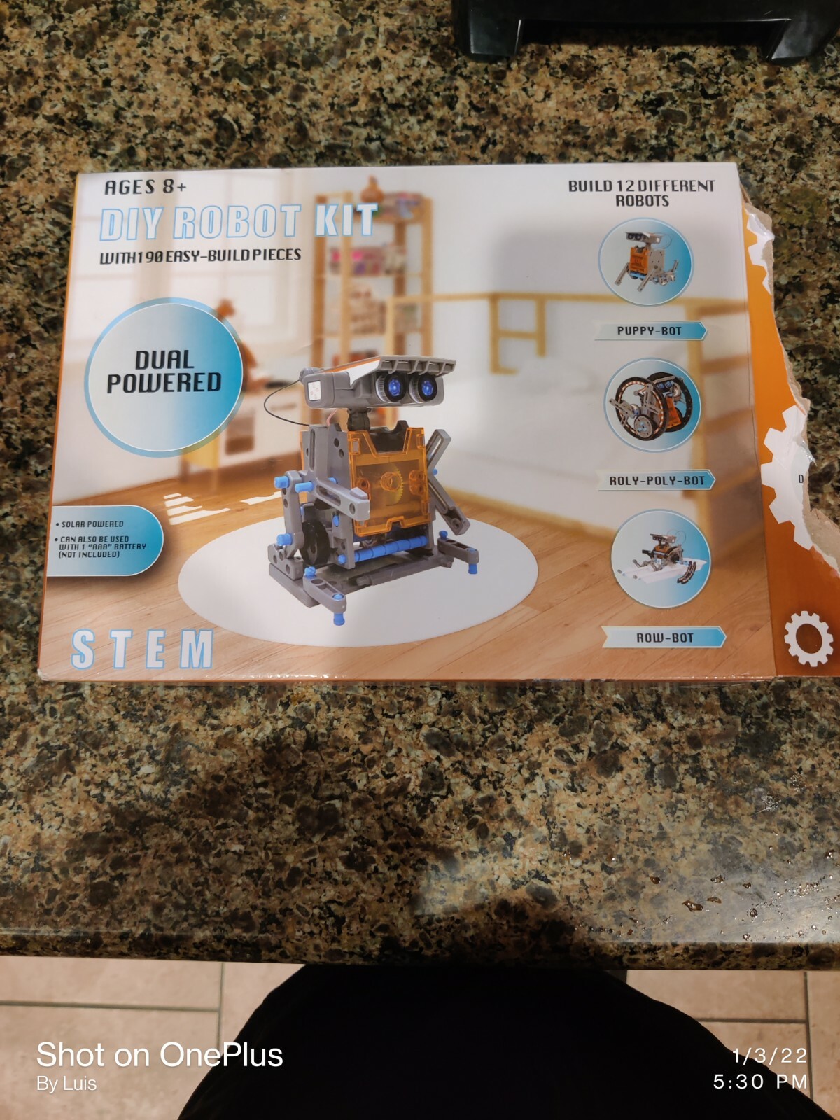 Discovery Kids Mindblown STEM 12-in-1 Solar Robot Creation 190-Piece ...