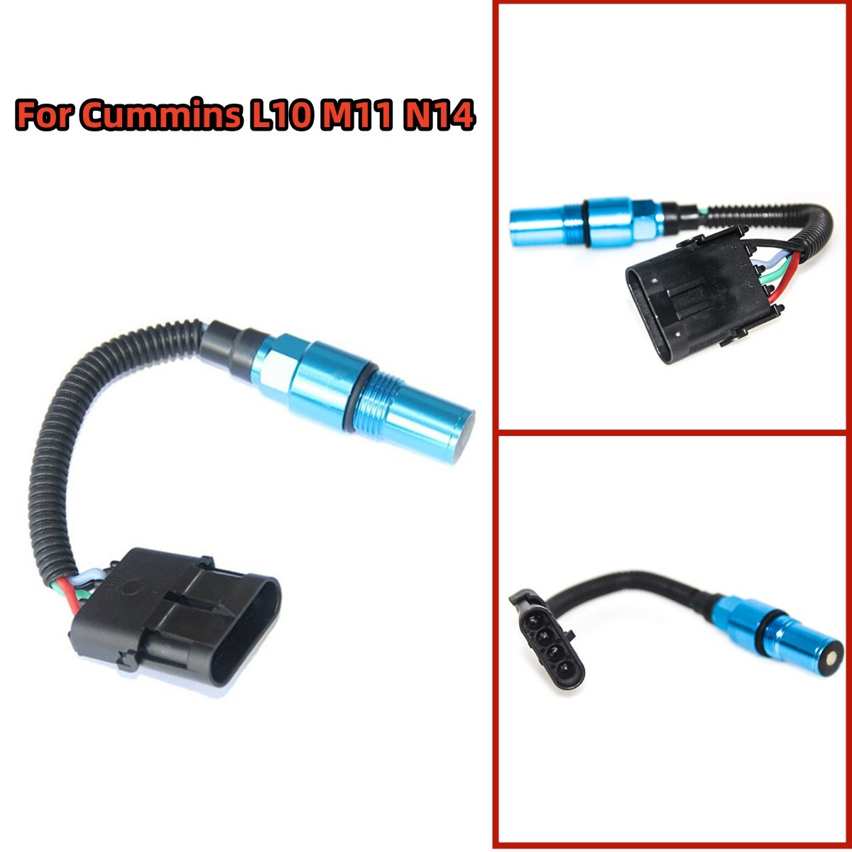1PCS Cam & Crank Position Sensor For Cummins L10 M11 N14 4326596 ...