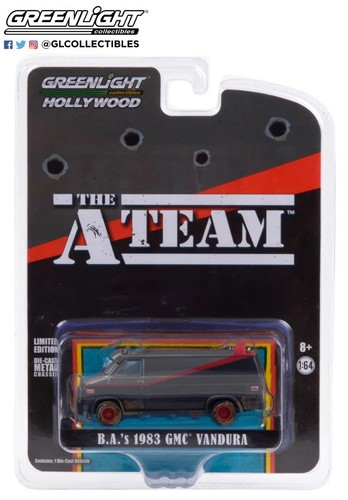 Greenlight 1:64 1983 GMC Vandura Weathered The Muddy A-Team Die-Cast ...
