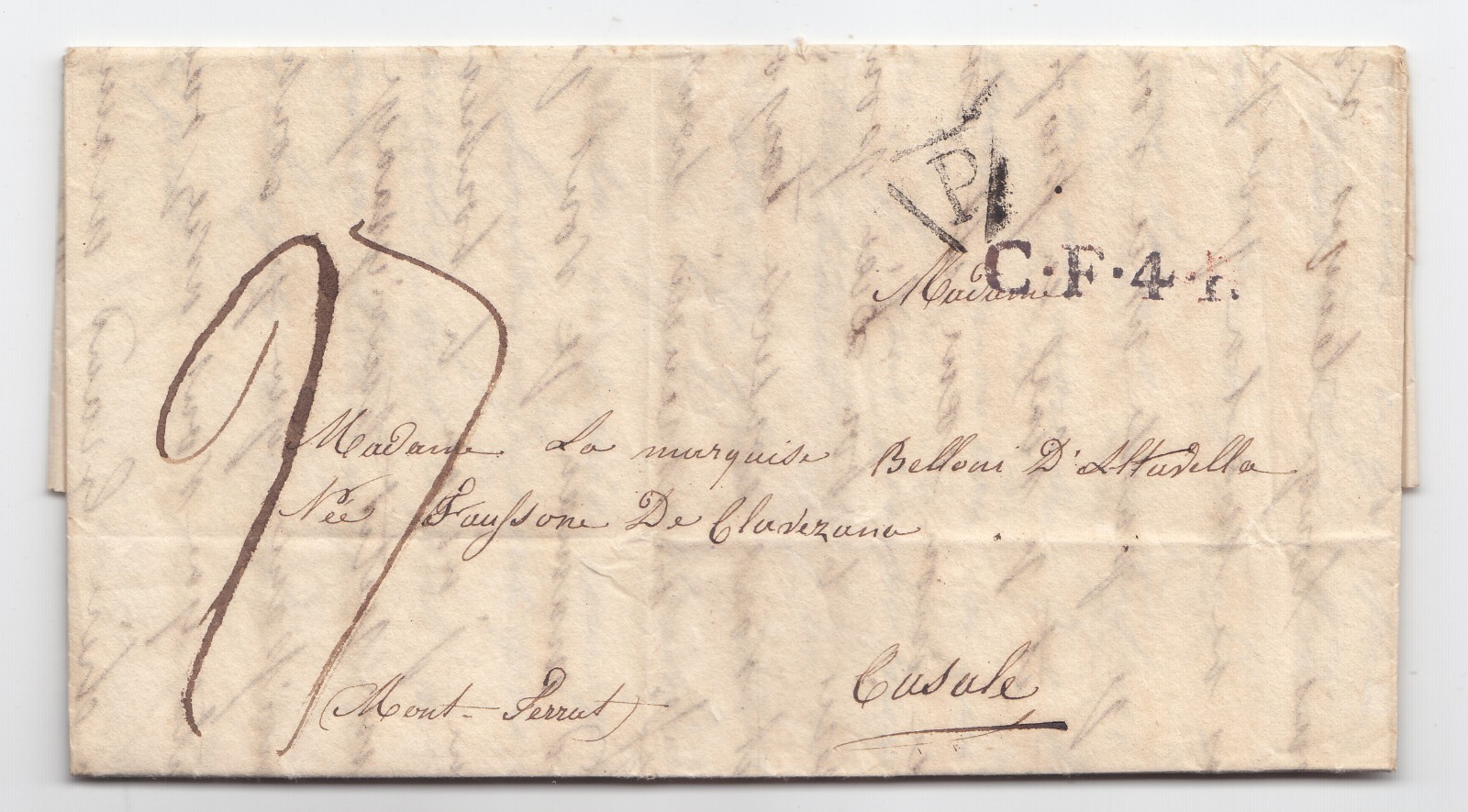 QQ980-INCOMING Mail-Pref. Paris X Cottage Monferrato | eBay