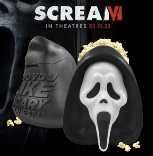 Scream VI (2023)Ghostface Cinemark Popcorn Bucket Official Merchandise ...