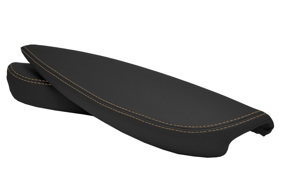 Fits 2007-2015 Mini Cooper R55 Leather Armrest Door Panel Cover Beige ...