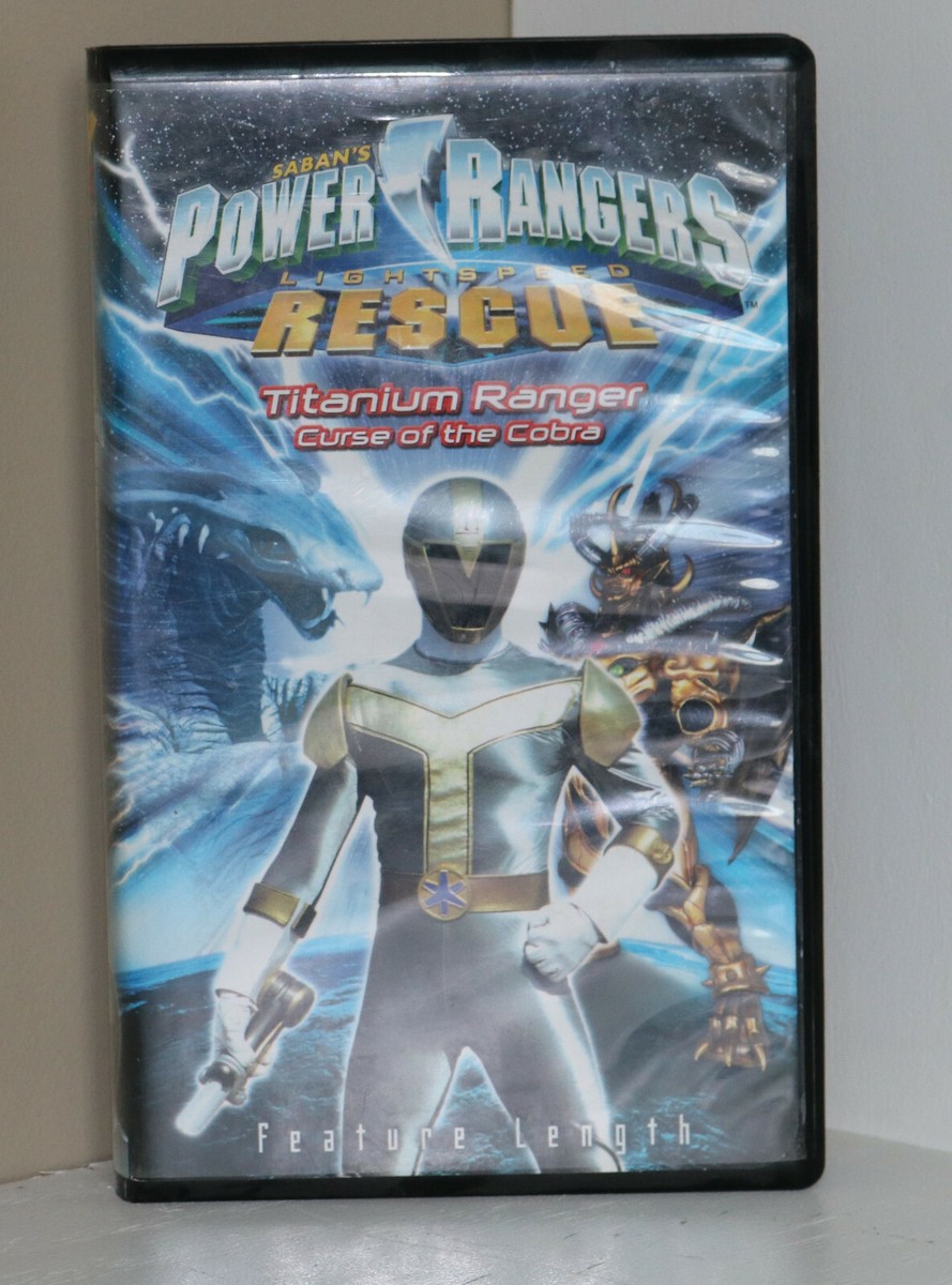 Power Rangers Lightspeed Rescue Titanium Ranger Curse Of The Cobra