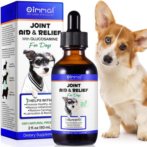 Dog Pain Relief Liquid Hip & Joint Aid Care Anti-Inflammatory Treatment ...