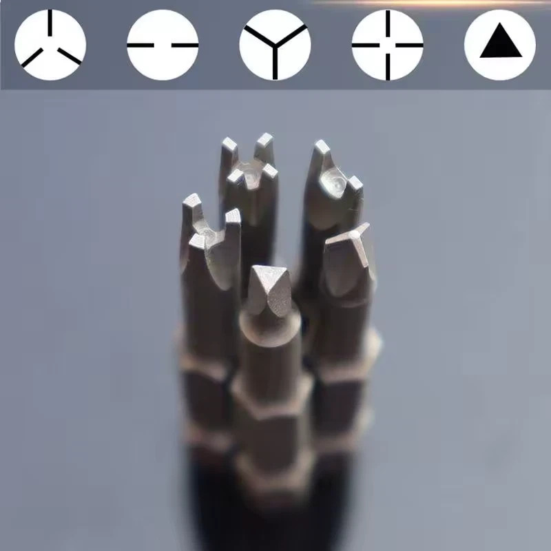 5Pcs Special shaped Screwdriver Set 50mm U-shaped Y-Type Triangle ...
