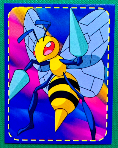 2022 POKEMON EE Sticker #015 BEEDRILL Kanto South America Peru Edition ...