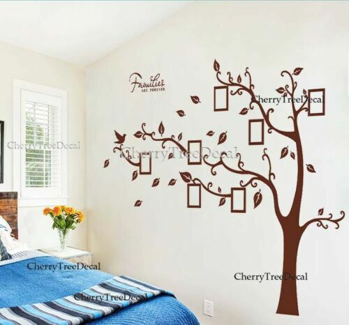Large Photo Frame Tree REMOVABLE Wall Stickers Vinyl Home Art Decals | eBay