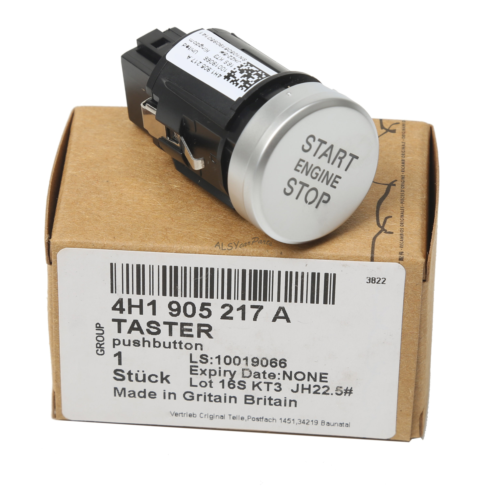 New Engine Start Stop Switch 4H1905217A Fit For Audi A8 S8 Quattro 4H1 ...