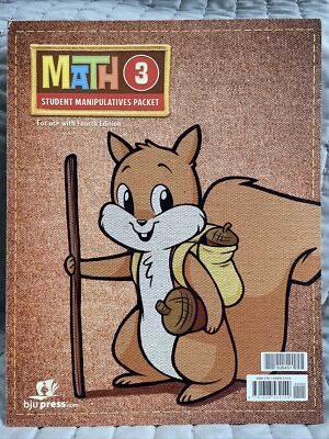 BJU Math 3 Student Manipulatives Packet~4th Edition~506451~Brand New | eBay