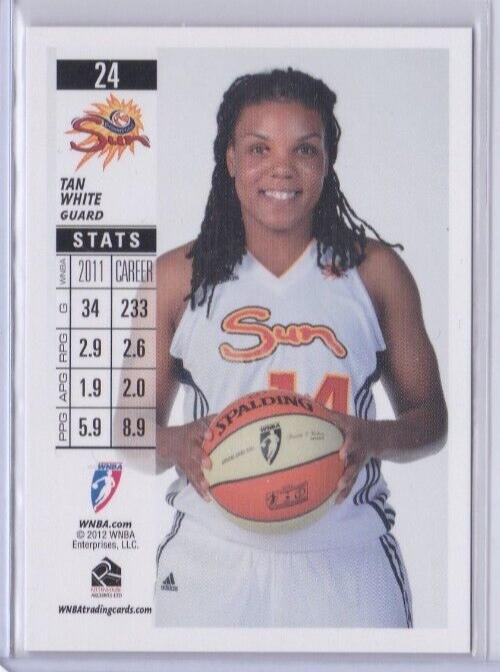 2012 Rittenhouse WNBA #24 TAN WHITE SUN | eBay