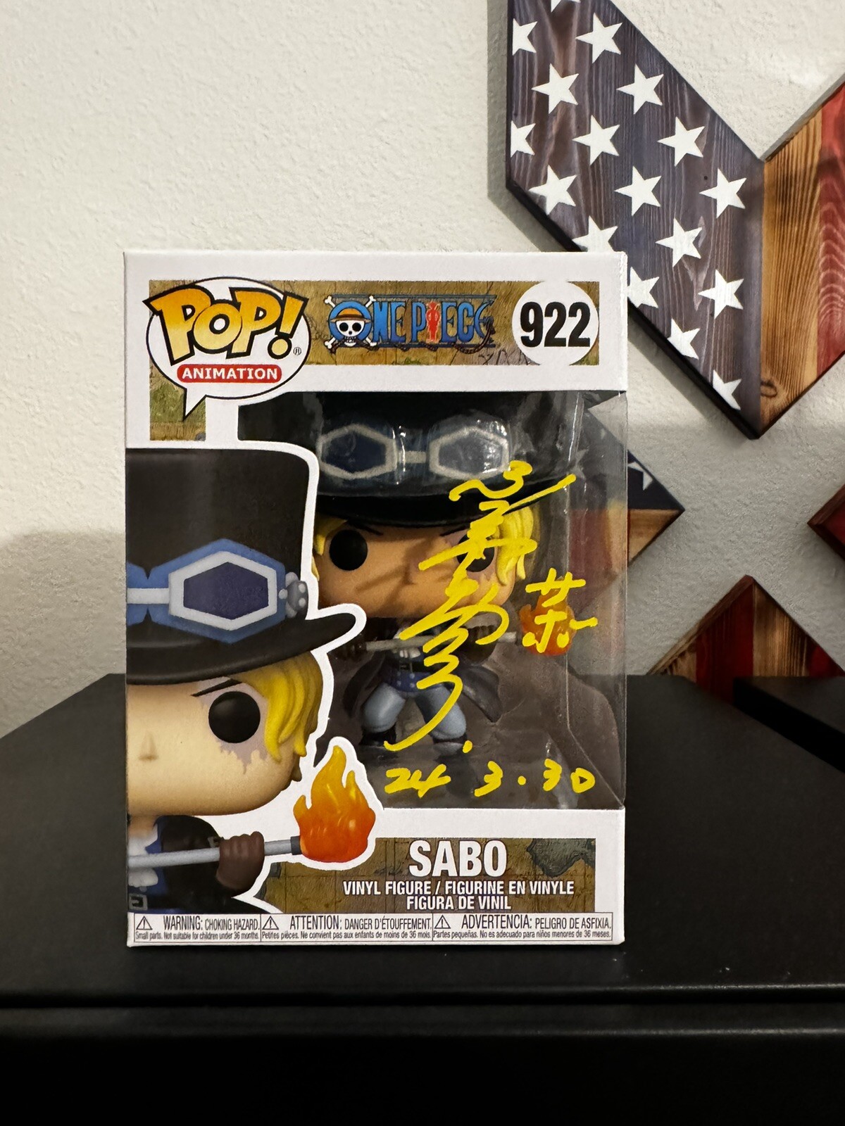 Funko Pop - Sabo 992 Signed by Tōru Furuya - Mint Condition with GCOA ...
