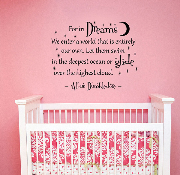 Albus Dumbledore Quote Wall Decal Harry Potter Vinyl Sticker Art Kids ...